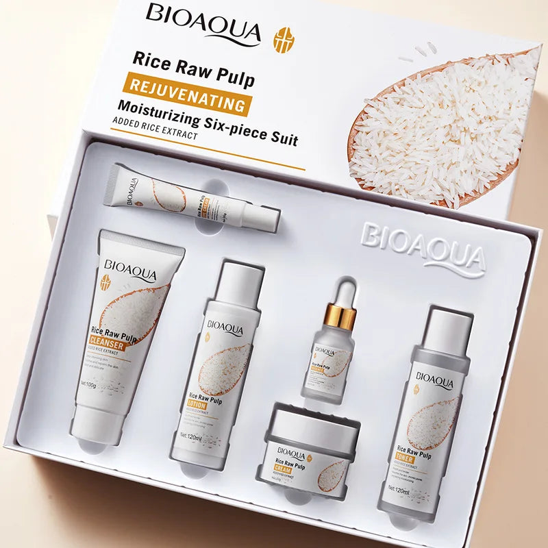 KIT FACIAL DE PULPA DE ARROZ CAJA LUJO– Bioaqua