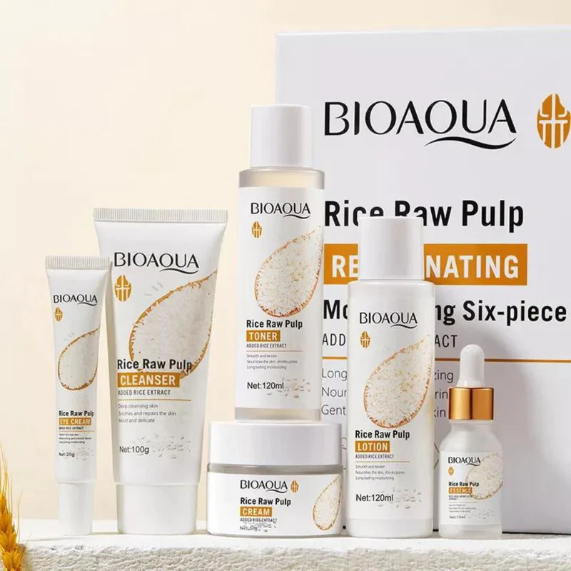 KIT FACIAL DE PULPA DE ARROZ CAJA LUJO– Bioaqua